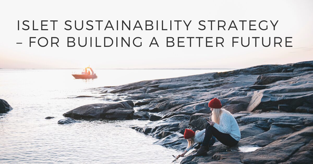 Islet Sustainability Strategy – for building a better future - ISLET