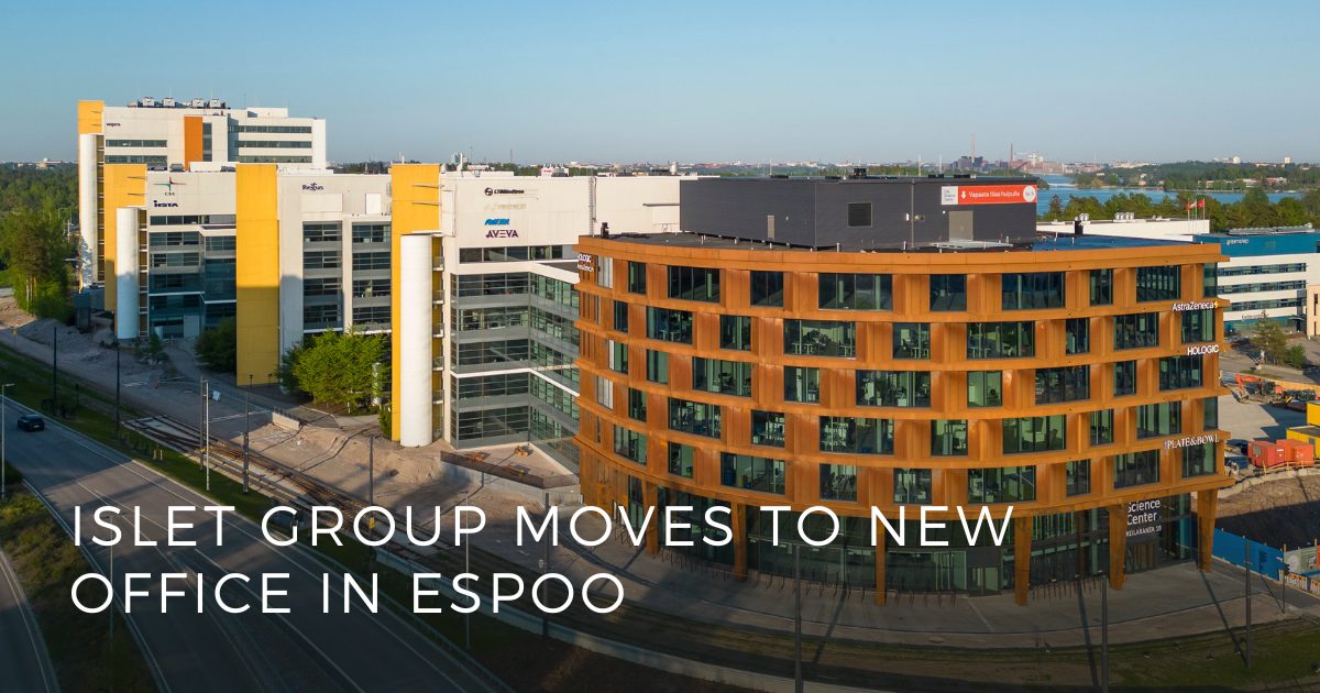 Islet Group moves to new office in Espoo - ISLET